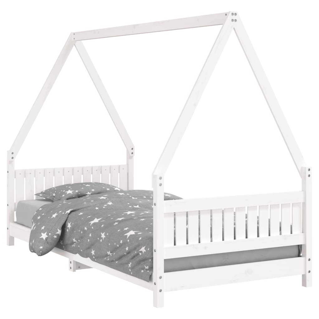 Kinderbett Weiss 90x200