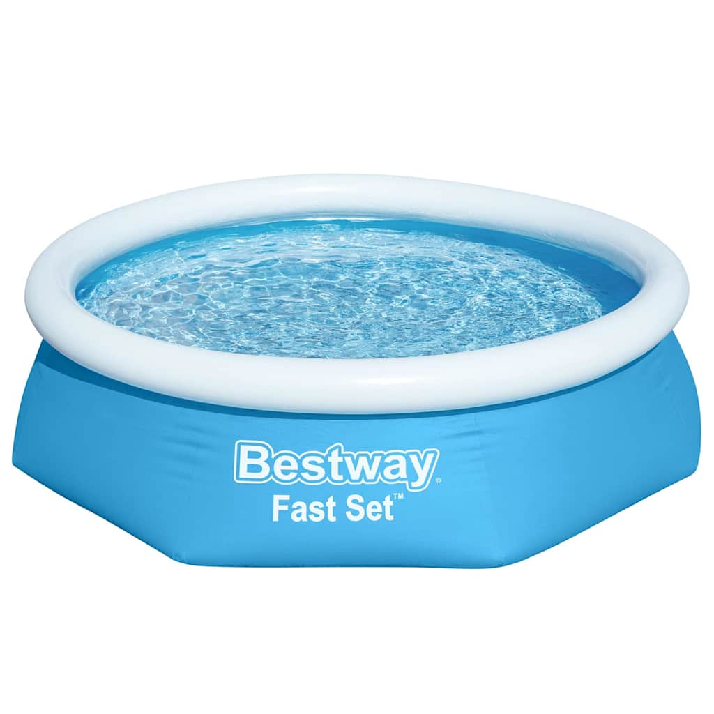 Bestway Swimmingpool Aufblasbar Rund Fast Set 244x61 cm 57265 | vidaXL.de